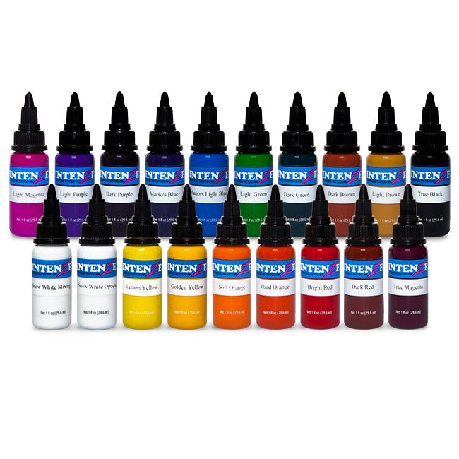 19 Color Tattoo Ink Set — PrimalAttitude.com